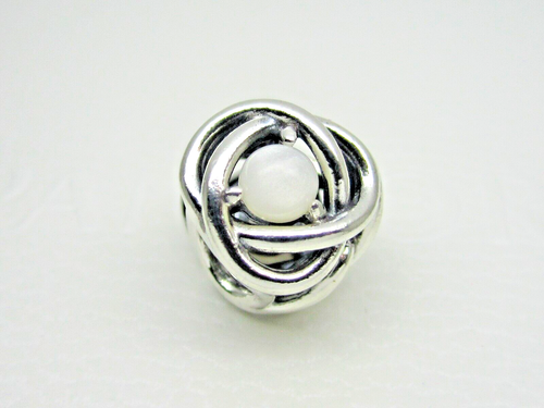 Authentic Pandora #790064C04 White Eternity Circle Charm - June ...