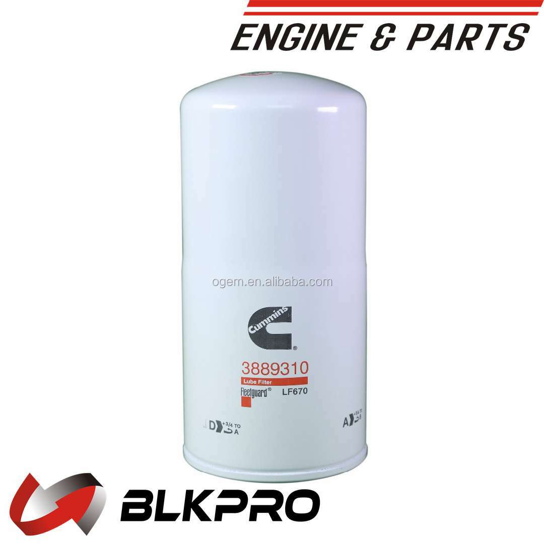 Engine LUB Oil Filter LF670 For Cummins N855 NT 14L 3889310 3313287 ...