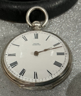 Rare Webb Geneve Fine Silver Pocket Watch | eBay UK
