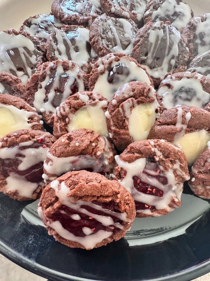 Chocolate Thumbprint Cookies * Egg Free * Christmas Cookies | eBay