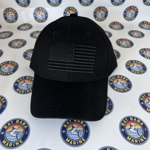 USA Tactical American Flag Black Cap Hat Army Military Baseball Black ...