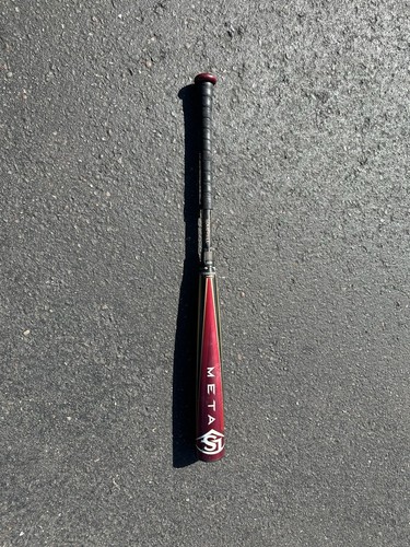 2025 Louisville Slugger Meta BBCOR Bat 32”/29oz -3 Drop Red/Black | eBay