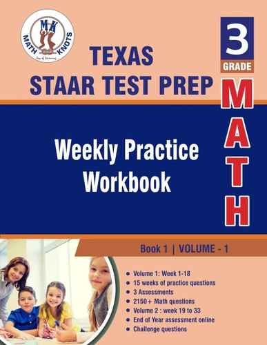 Texas State (STAAR) Test Prep : 3rd Grade Math : Weekly Practice ...