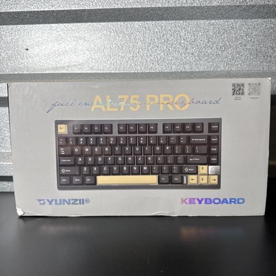 Yunzii AL75 Pro Mechanical Gaming Keyboard - BT/Wireless/Wired - Black ...