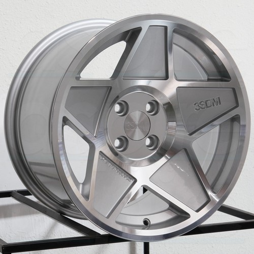 18x8.5 3SDM 0.05 5x114.3 42 Silver Wheels Rims Set(4) 73.1 | eBay