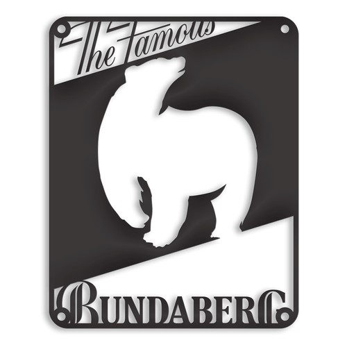 Bundy Bundaberg Rum Bear Metal Wall Sign Art Father's Day Gifts | eBay