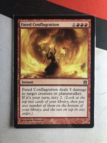 Fated Conflagration Magic The Gathering BORN OF THE GODS Mtg NEAR MINT ...