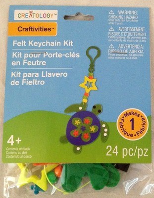 Creatology Felt Keychain Craft Kit - 24 Pieces | eBay
