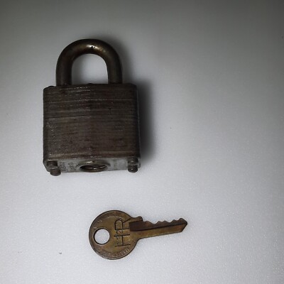 Vintage Master Lock Co. Steel Padlock No. 3 Milwaukee Wis. HR With Orig ...