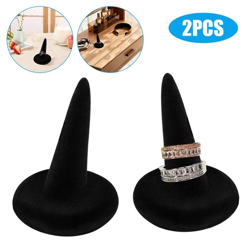 2x Single Finger Ring Display Stand Rack Countertop Showcase Jewelry ...