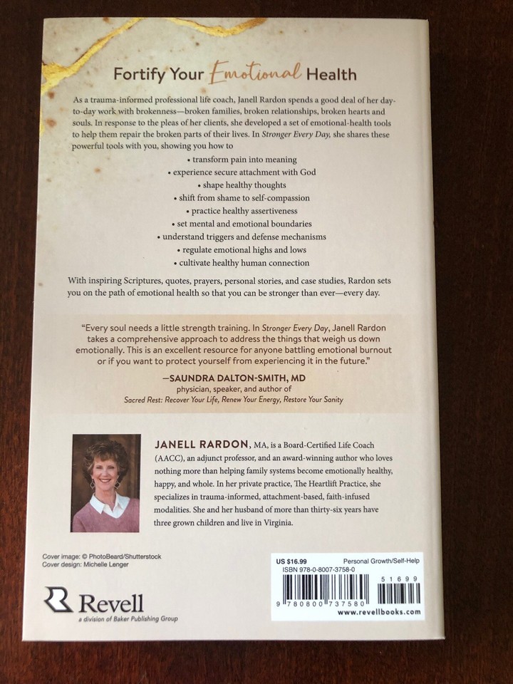 Stronger Every Day (2021, Paperback) by Janell Rardon | eBay