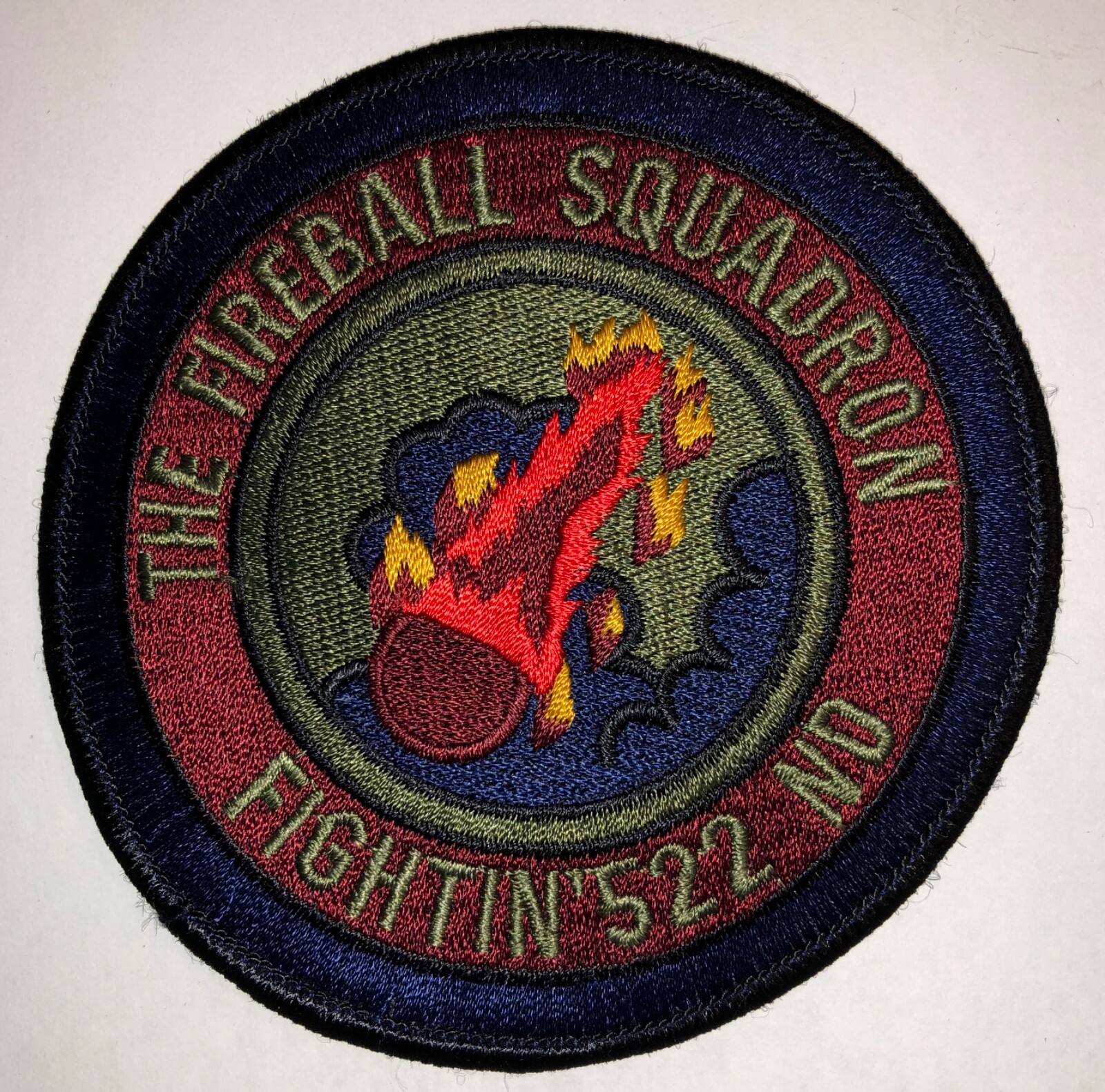 Post Vietnam USAF US Air Force Fightin 522nd ND Fighter Fireball ...