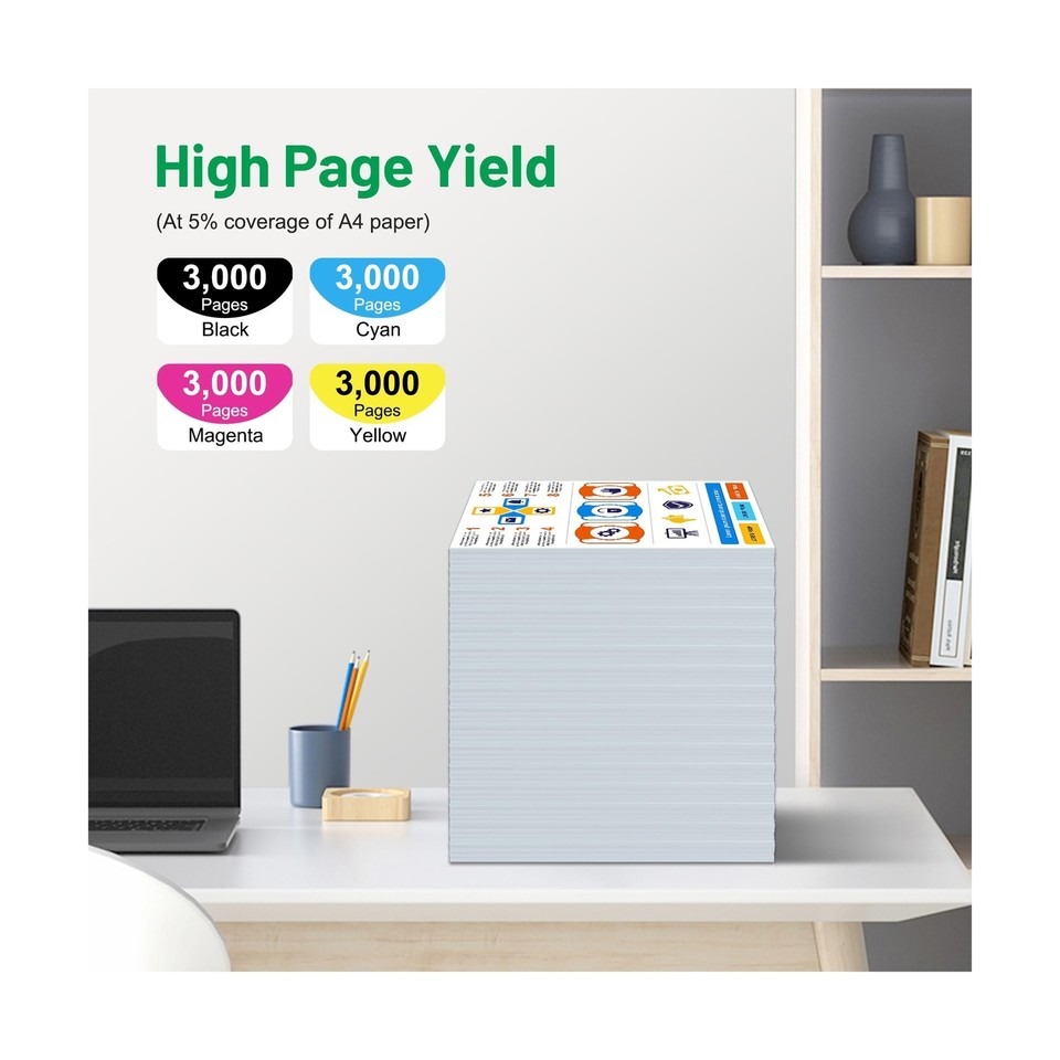 CS720 CS725 CX725 Toner Cartridge 4 Color Compatible Lexmark 74C10 ...