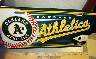 Oakland Athletics (A's) major league baseball MLB team License Plate ...