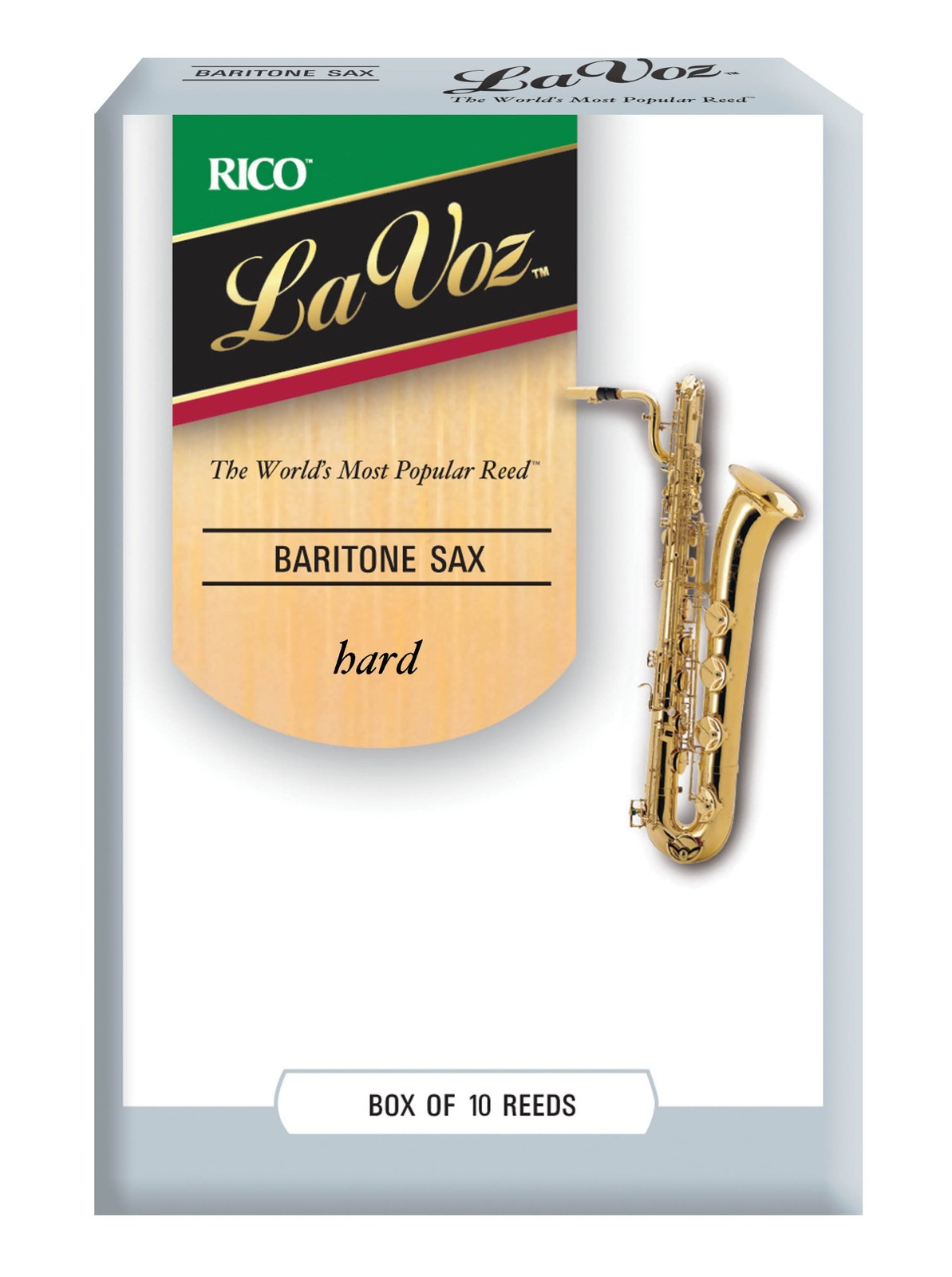 RICO lead La Vozu baritone saxophone hard type Set of 10 pieces RLC10HD ...