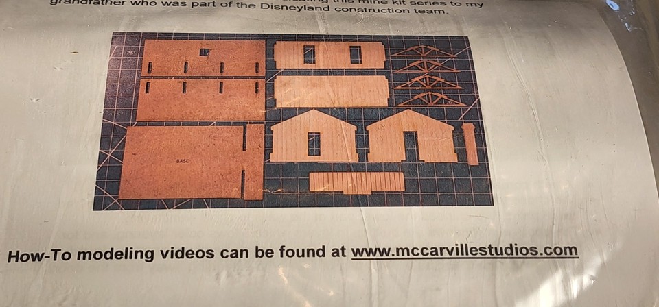 HO McCarville Studios Monagham Mine Office kit #MCS-1037, new, laser cut materia | eBay