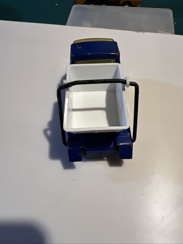 Tonka Blue Skip Lorry Black Arm Tiny Scrap Ladle With Bin Pressed Steel ...