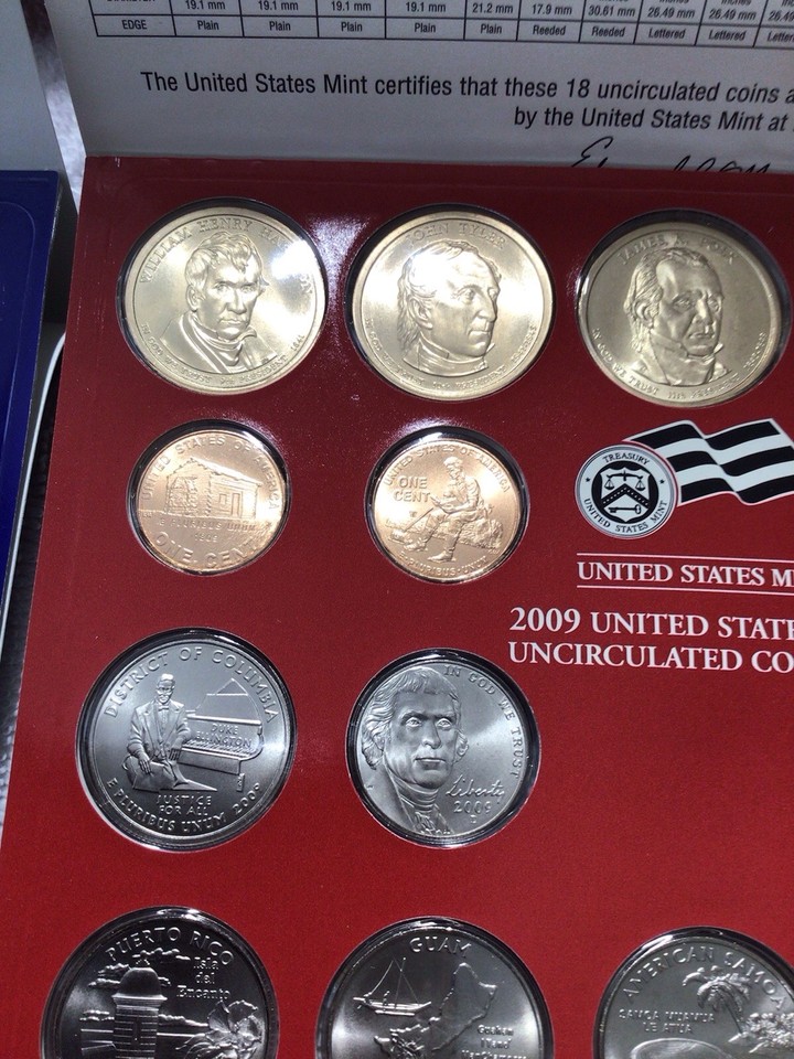 2009 United States Mint Set Complete with Mint Packaging. P&D Very Nice ...