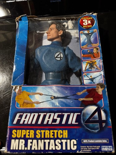 Fantastic Four Super Stretch Mr. Fantastic ToyBiz Action Figure Latex ...