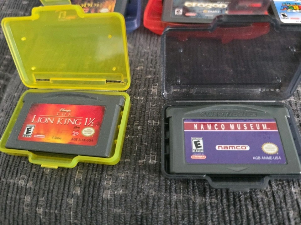 Nintendo Gameboy GBA GBC DS Games LOT Pokémon Sapphire FireRed MARIO ...