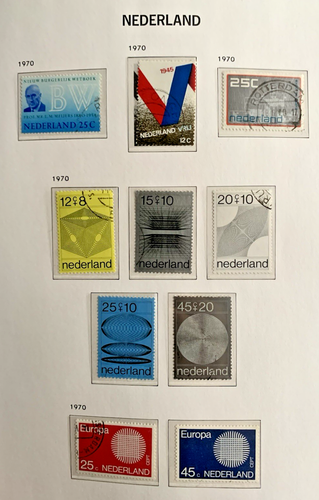 Netherlands stamps used 1970 (top right stamp slight crease) | eBay