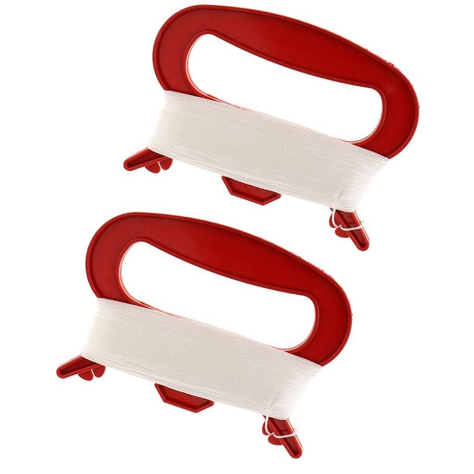 2 Kite D Shape Winder Board Handle& Line String for Outdoor Activity ...