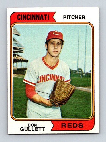 1974 Topps Don Gullett #385 Cincinnati Reds Baseball Card EX Set Break ...