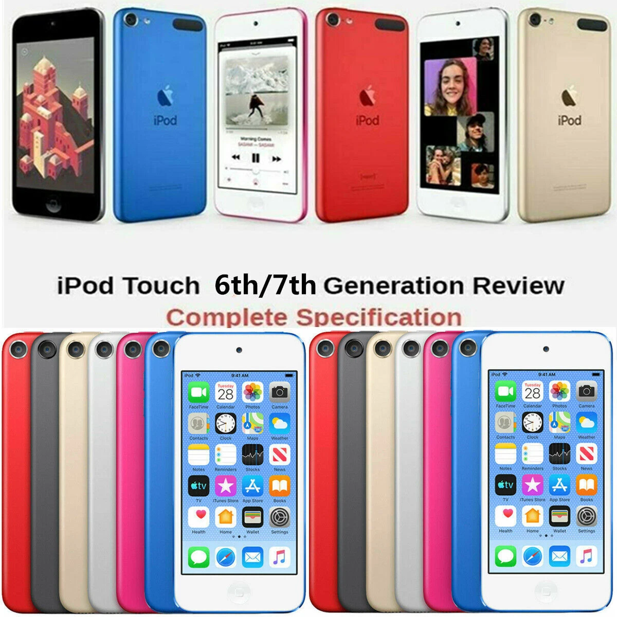 Ipod 5 Colors Red