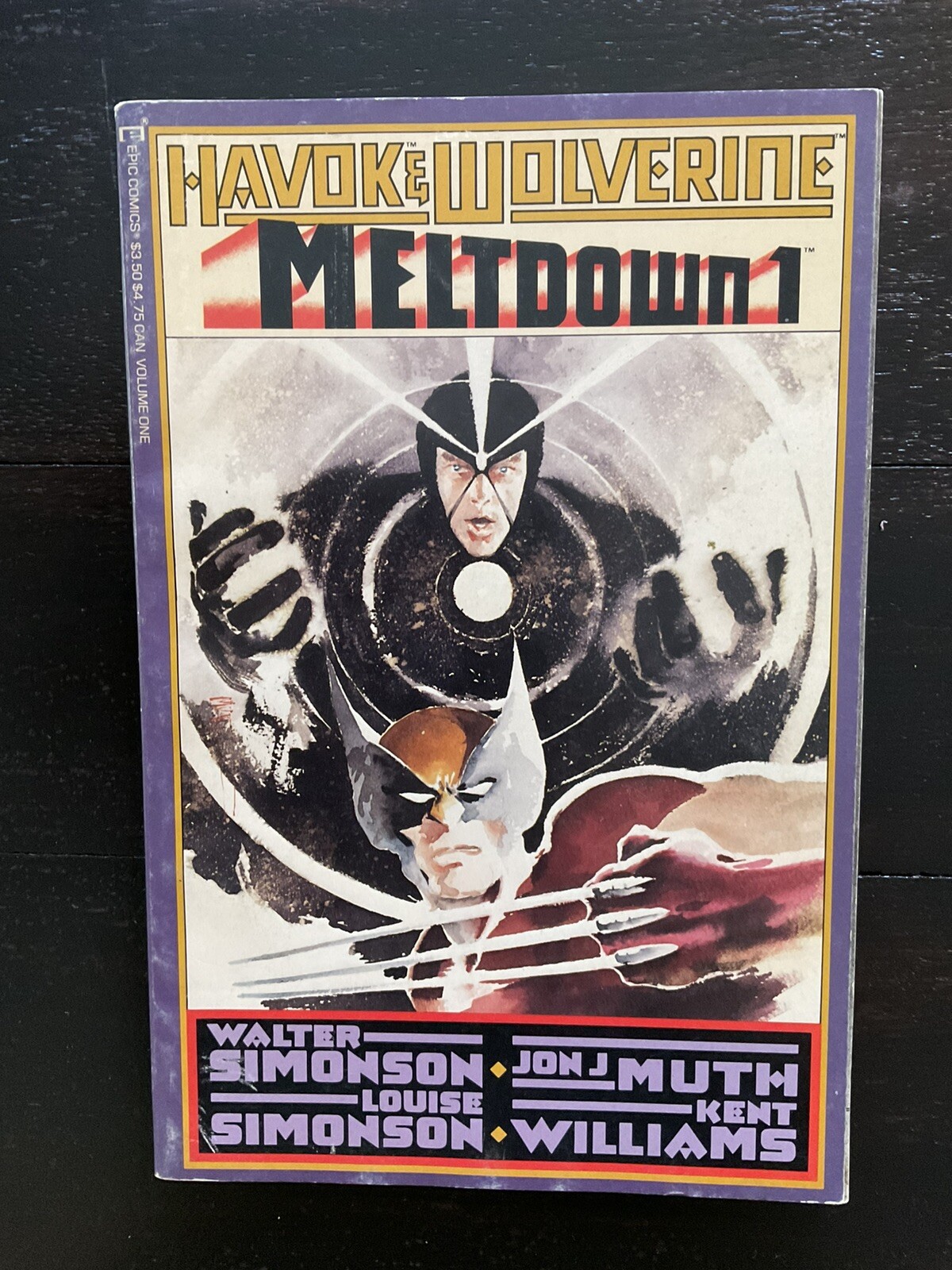 HAVOK & WOLVERINE: MELTDOWN #1. Marvel Copper Age Comic. Free Shipping ...