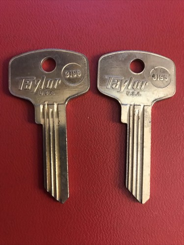 Taylor brand key blank, set of 2, G196, locksmith. [B8] | eBay