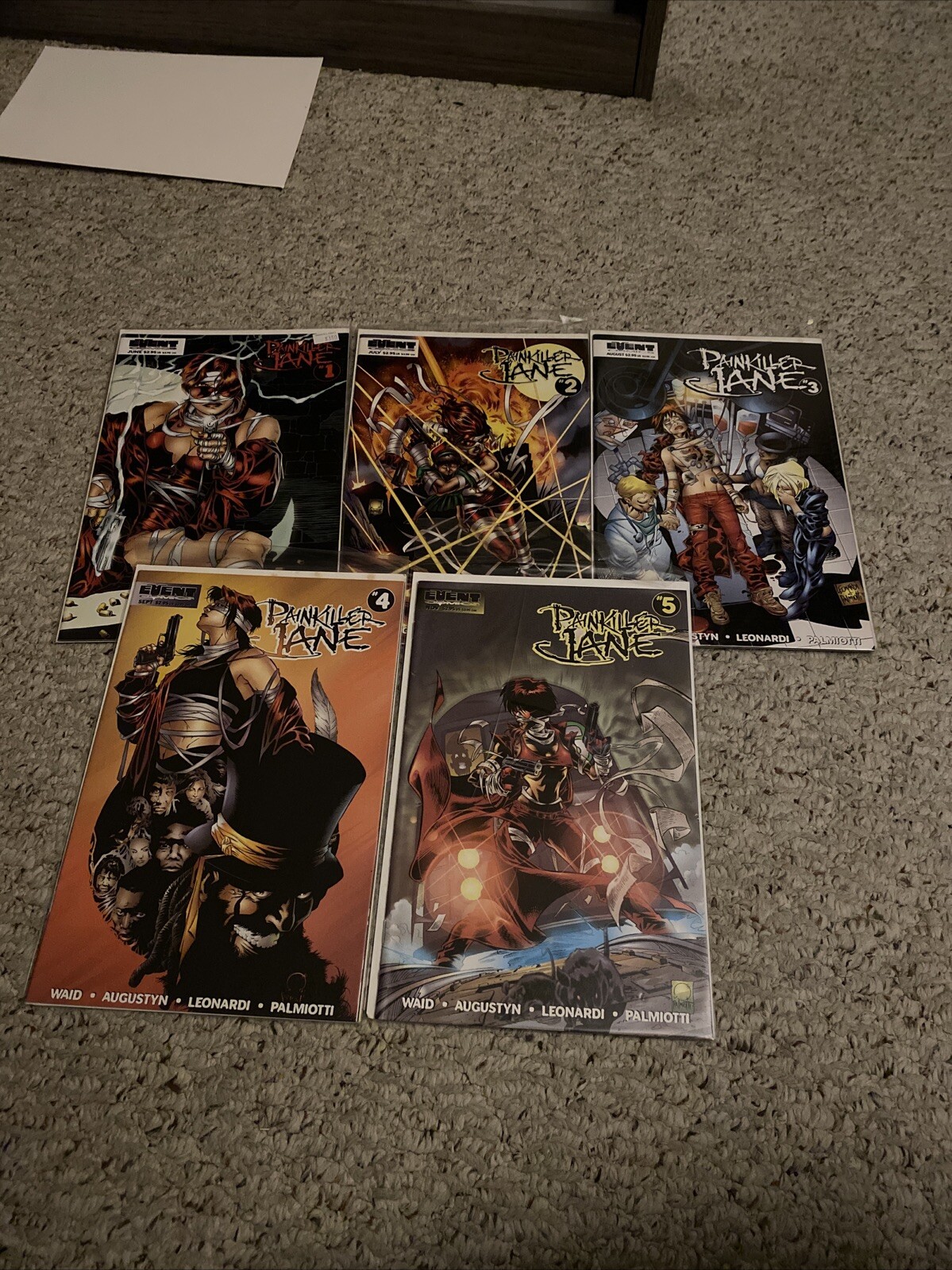 Event Comics Painkiller Jane Comic Book #1,2,3,4,5 | eBay