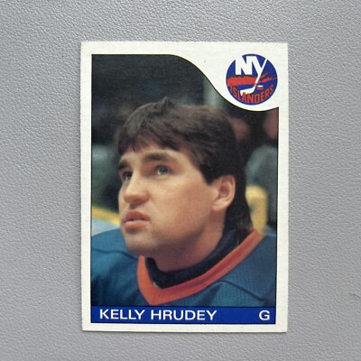 1985-86 KELLY HRUDEY #122 ROOKIE NM-MT OPC NYI GOALIE & TV Star NHL ...