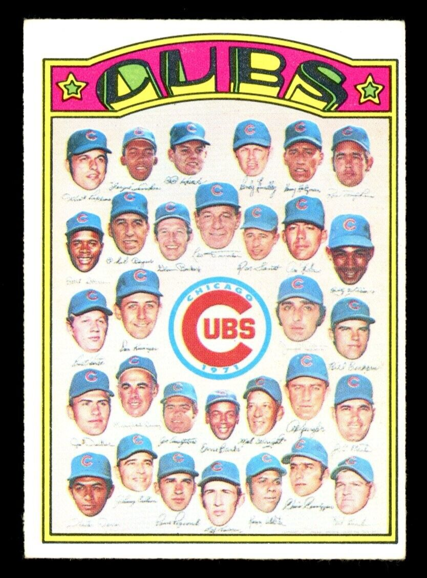 1972 TOPPS OPC O PEE CHEE BASEBALL MLB #192 CHICAGO CUBS UNMARKED TEAM NM Card | eBay