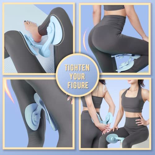 Thigh Master Thigh Exerciser, Hip & Inner Thigh Exercise Blue (No Band ...