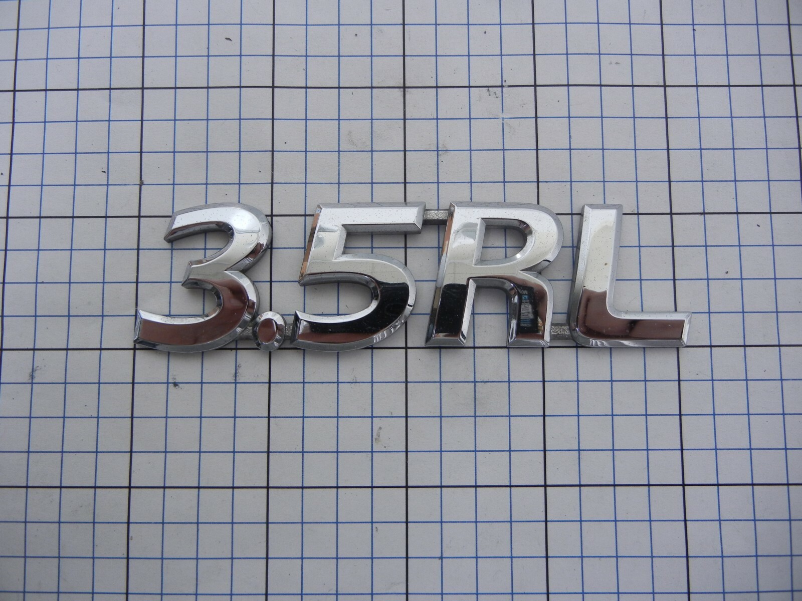 Acura 3.5RL 2000 - 2004 OEM rear right 3.5RL logo emblem OEM | eBay