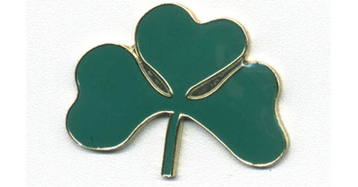 Wholesale Lot of 12 Shamrock Clover 3 Leaf Clover Irish Lapel Hat Pins ...