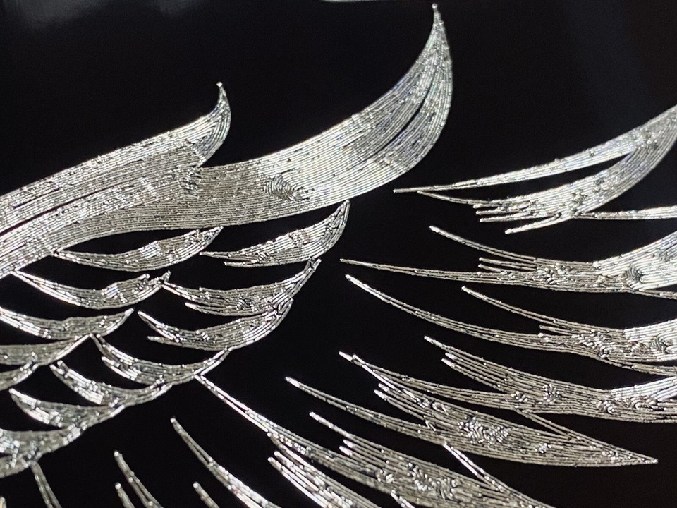 Engraved US American 3D Fierce Eagle Diamond Etched Car Tag Metal ...