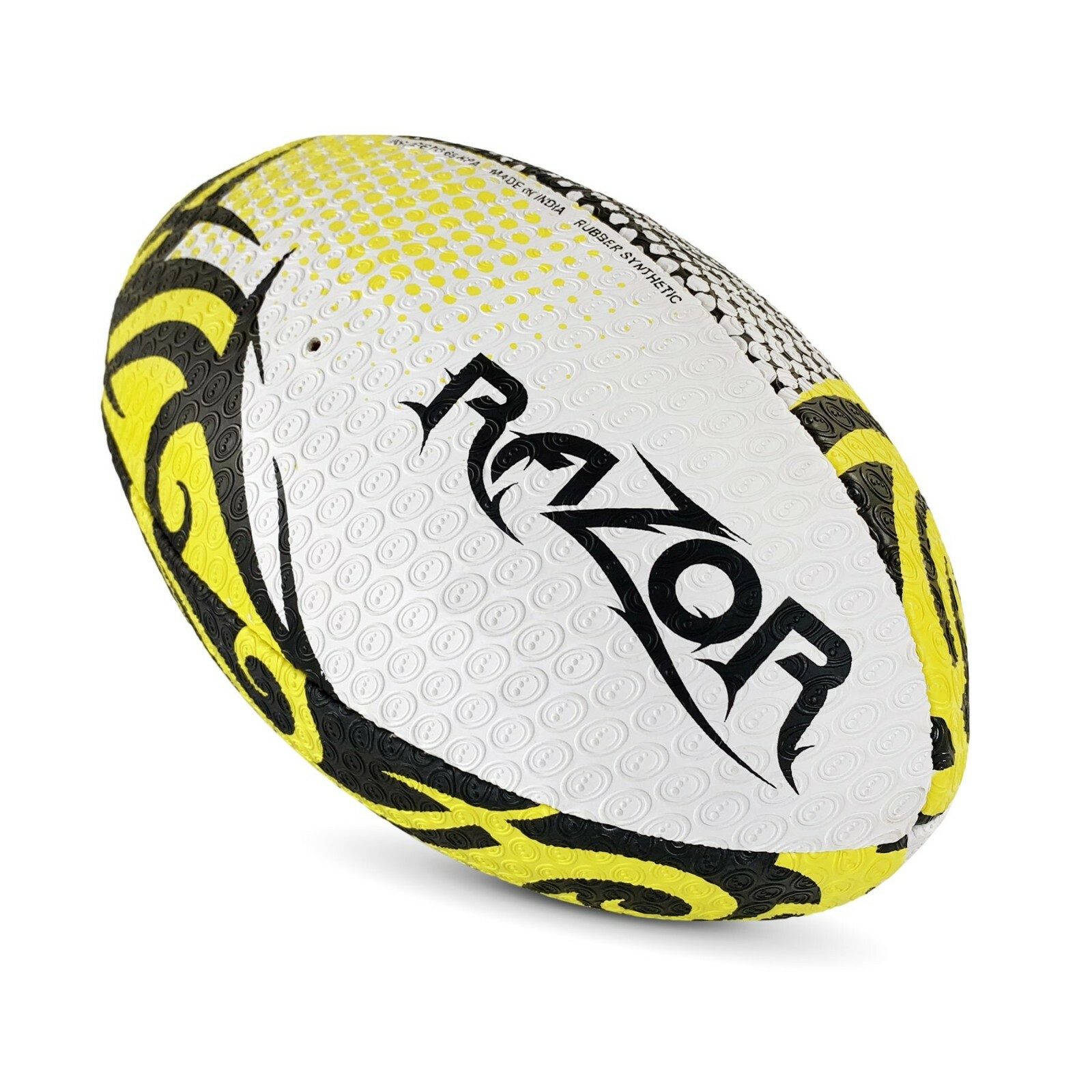 Optimum Rugby Ball Razor Rugby League Training Rubber Balls Size 3 4 5 ...