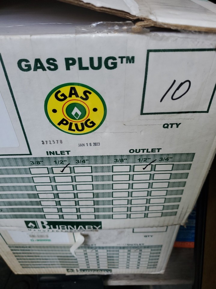 Burnaby BBQ-SS-50 BBQ Gas Outlet, 1/2" NPT Inlet, 1/2" Quick Disconnect ...