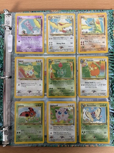 Complete English Southern Islands Set 18/18 Pokemon Cards with Binder ...