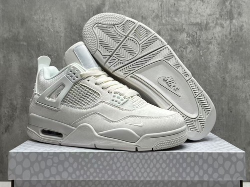 Nigel Sylvester x Jordan 4 Brick by Brick 'White Mamba' Men's Size US 7 ...