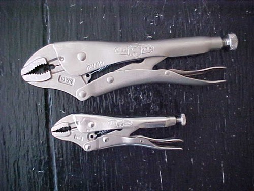 IRWIN VICE GRIP 2 PIECE CURVED JAW LOCKING PLIERS 10WR & 5WR | eBay
