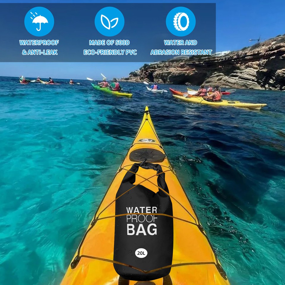 Floating Waterproof Dry Bag Water Sports Rafting Surfing Carry Storage ...