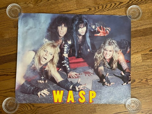 WASP W.A.S.P. 1984 ORIGINAL PROMO POSTER PROMOTIONAL | eBay