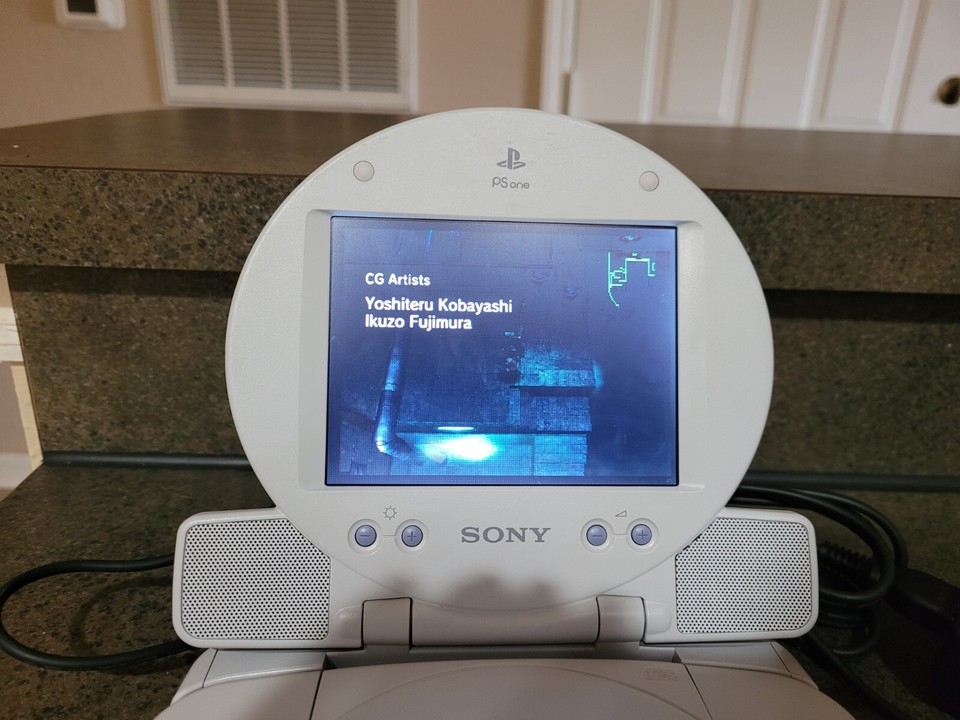 Original Sony PlayStation PSOne Console Bundle with LCD Screen- Tested ...