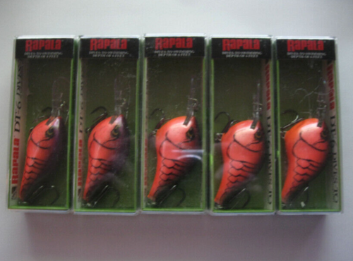 5 Rapala Dives To DT-6 Rattlin' Fishing Lures Demon | eBay