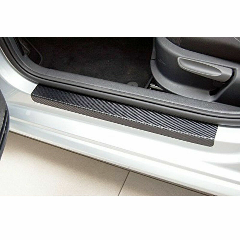 4x Anti-kick Car Door Plate Door Sill Scuff Covers Plate Auto Stickers ...