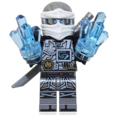 new LEGO NINJAGO The Hands of Time Minifig - Zane with black armor ...