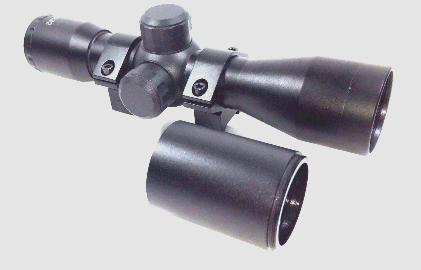 4x32 Rifle Scope For Ruger 10/22 + Scope Mount +Rings + Sunshade Mil ...