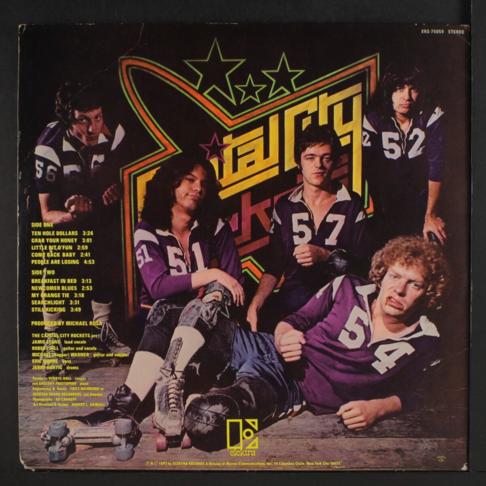 CAPITAL CITY ROCKETS: capital city rockets ELEKTRA 12" LP 33 RPM | eBay
